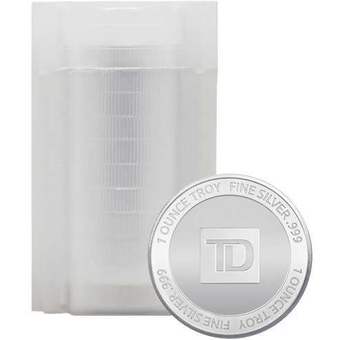 1 oz Silver TD Bar | TD Minted Bar | .999 Ag – Global Bullion Suppliers
